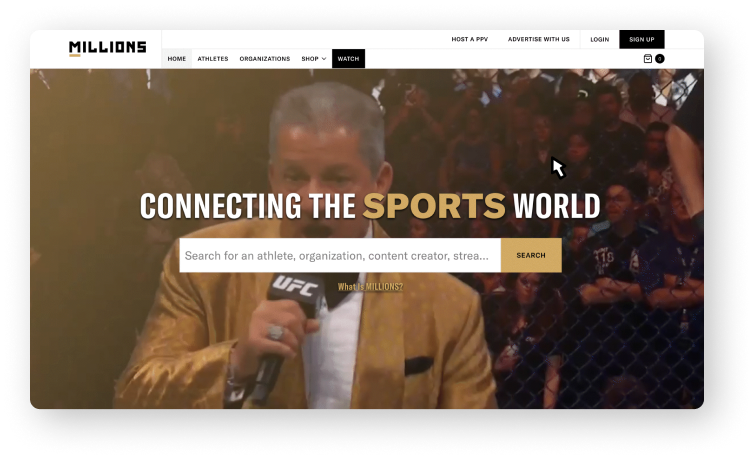 MILLIONS.co PPV Services