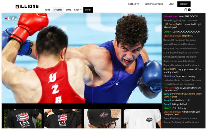 MILLIONS.co PPV Services